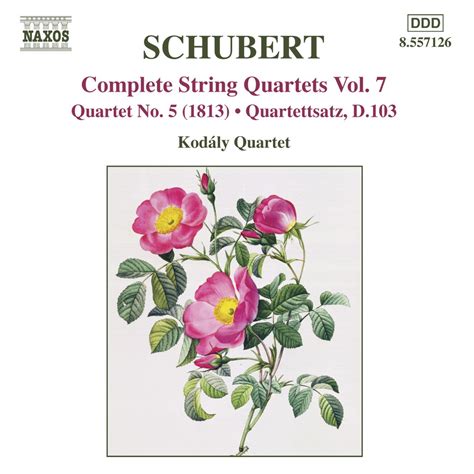 ‎schubert Complete String Quartets Vol 7 Gyozo Mathe And コダーイ・クァルテットのアルバム Apple Music