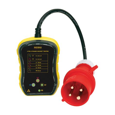 Martindale Pc104 3 Phase Industrial Socket Tester 32a Martindale Electric