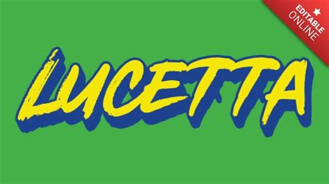 Lucetta Brasil Text Effect Generator