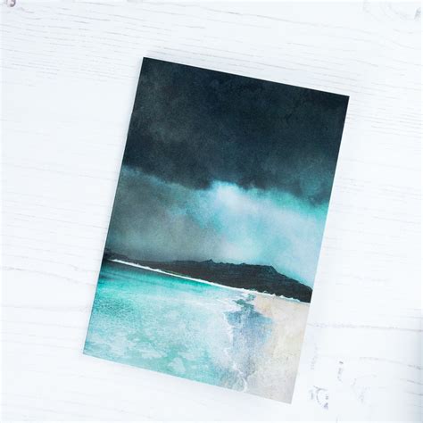 Reef Beach Isle Of Lewis A6 Notepad Cath Waters Scottish Landscapes