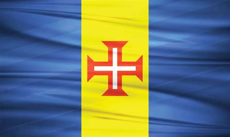 Illustration Of Madeira Flag And Editable Vector Madeira Country Flag