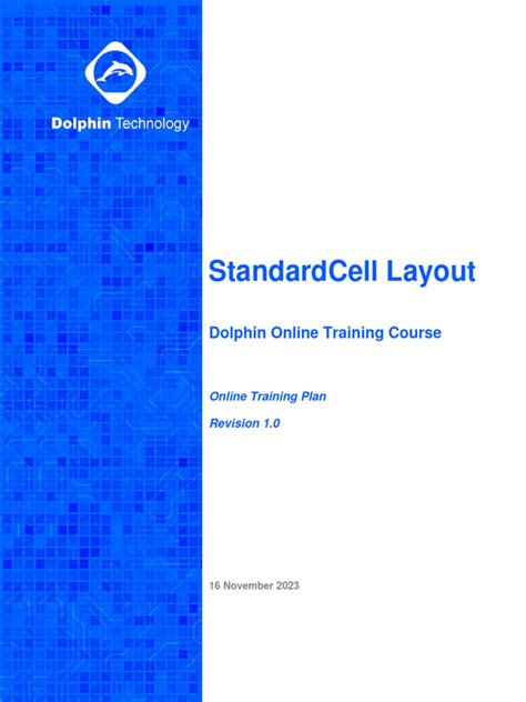 Standardcelllayoutonlinecourseextra Pdf
