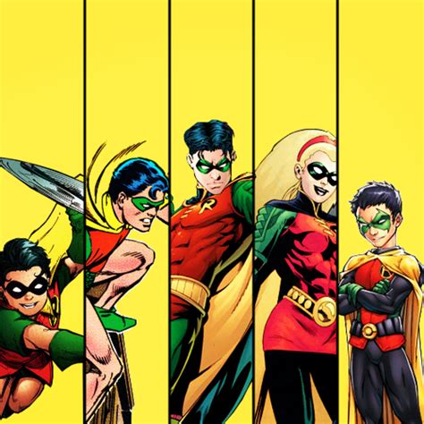 All 4 Robins Batman