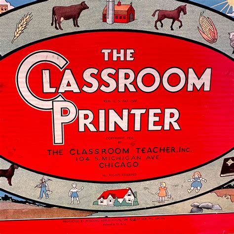 Lot 384 The Classroom Printer Set By The Classroom Teacher Inc Slocal Estate Auctions Network