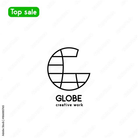 Earth Logo Temaplate Globe Symbol Stock Vector Adobe Stock