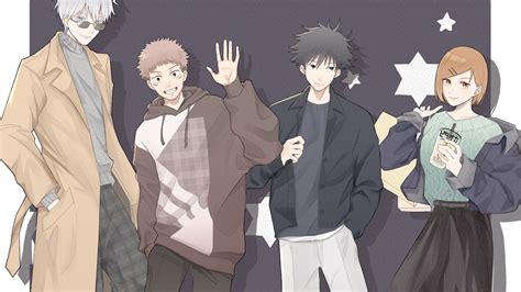 Blue Eyes Boy Brown Eyes Brown Hair Girl Glasses Jujutsu Kaisen Megumi