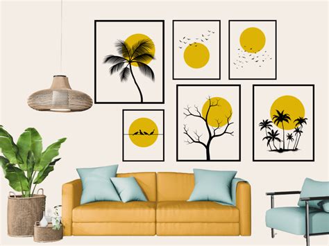 Set Of 9 High Quality Printable Wall Frame Images Instant Download