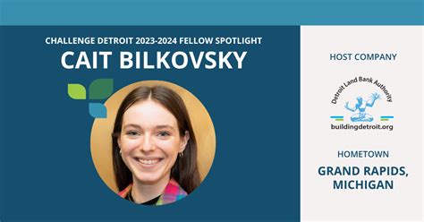 Challenge Detroit Fellow Spotlight Cait Bilkovsky