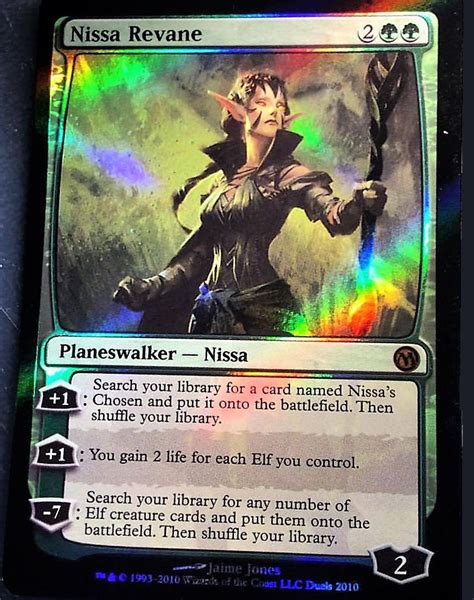 Akim Stripwinkel Magic The Gathering Nissa Revane Foil