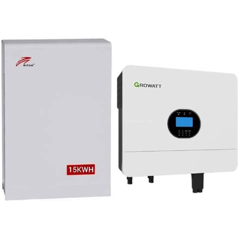 خرید و قیمت پکیج کامل برق اضطراری سانورتر گرووات ۶ کیلووات با باتری لیتیوم ۱۵ کیلووات ترب