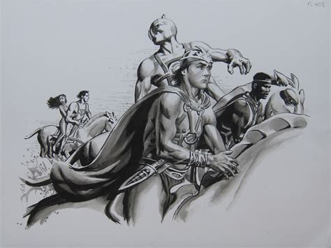 Tom Yeates John Carter Of Mars Page 402 Original Auction