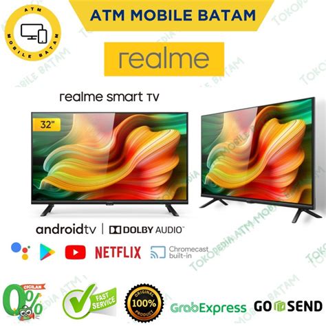 Jual Realme Smart Led Tv 32 Inch [android 9 0 Bazel Less Dolby Audio Hd Shopee Indonesia