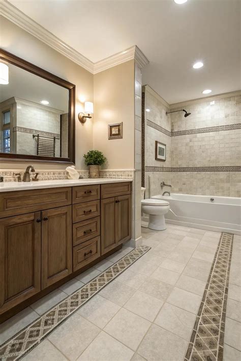 16 Inspiring Bathroom Floor Trim Ideas