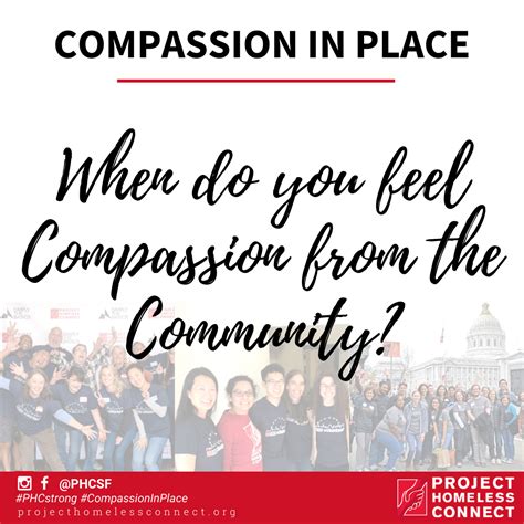 When Do You Feel Compassion From The Community Project Homeless Connect