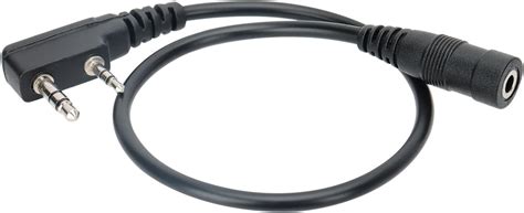 Baofeng Walkie Talkies Earpiece Adapter Accessories Ham Radio Headset 2 Pin To 3 5mm