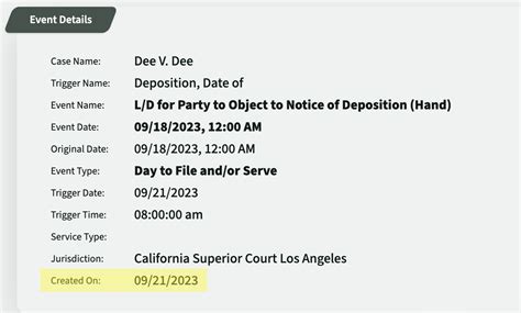 Docketcalendar Updates