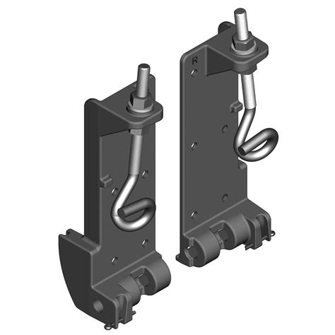 Aluminum Bottom Brackets 2 Denco Door Stuff