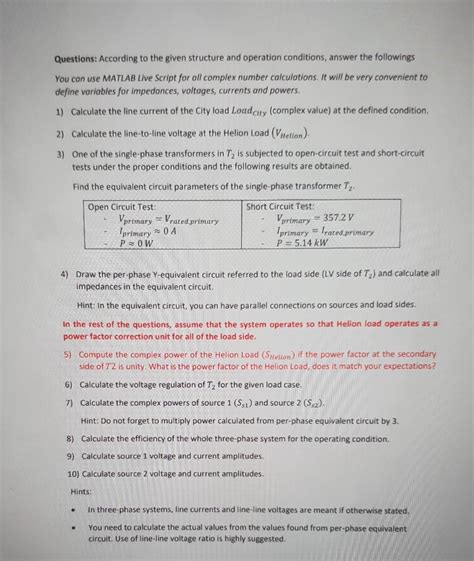 Figure Single Line Diagram Of A Part Of A Power Chegg