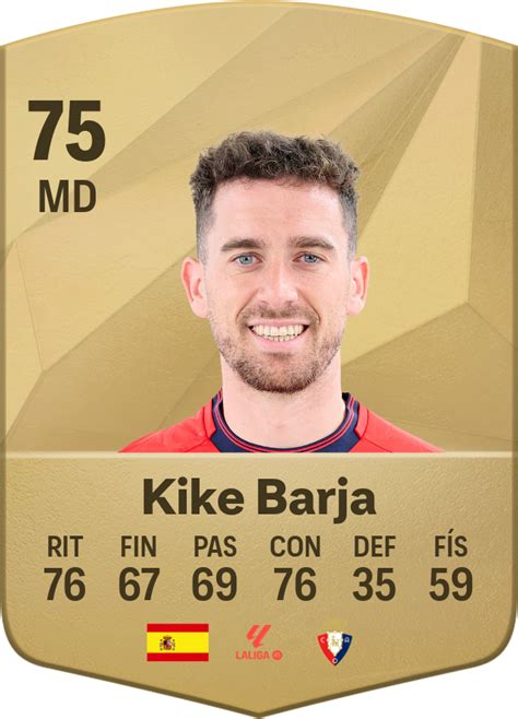 Kike Barja Ea Sports Fc™ 25 Notas De Atleta