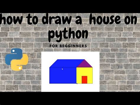 How To Draw A House In Python Idle