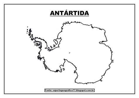 AntÁrtida Mapas Para Colorir