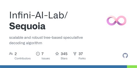 Github Infini Ai Labsequoia Scalable And Robust Tree Based Speculative Decoding Algorithm