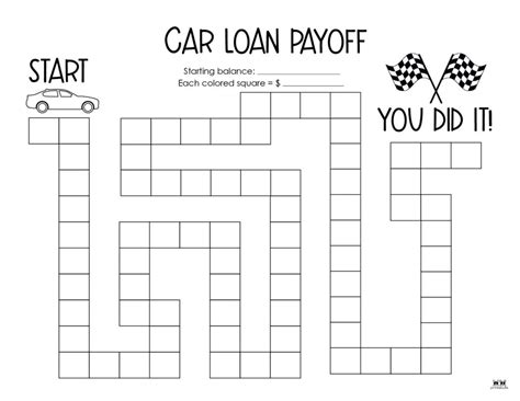 Debt Free Chart Printable Free Printable