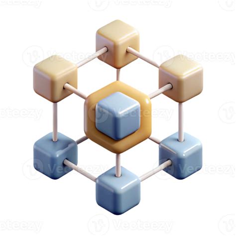 Wonderful Modern Blockchain Network Diagram With Nodes And Connections
