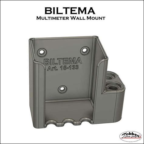 Download Free Stl File Multimeter Holder Biltema • 3d Printing Template