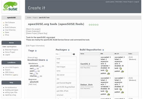 Portalbuild Service — Opensuse Wiki