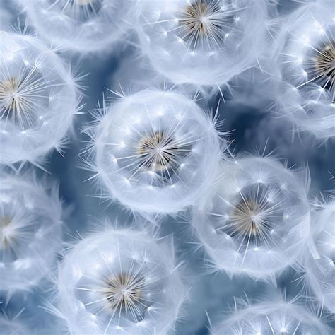 Premium Ai Image Dandelion Fluff Texture