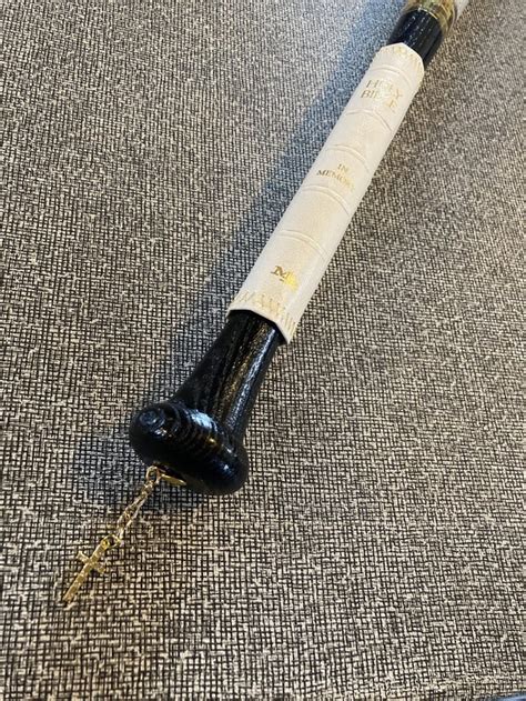 Bible Bat My Girlfriend Made For My Birthday R Johndiesattheend