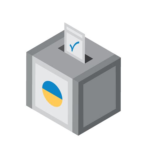 Ukrainian Elections Box Illustration Design 47647549 Vector Art At Vecteezy