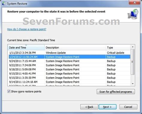 System Protection Restore Points Delete Tutorials