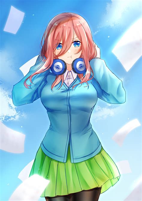 Nakano Miku Go Toubun No Hanayome Drawn By Reizero Danbooru