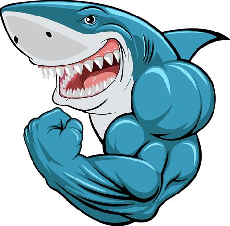 Buff Shark Drawing