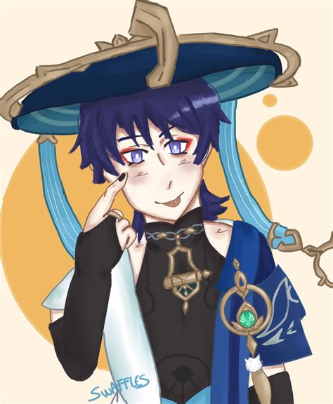 Scaramouche Fanart Genshin Impact Hoyolab