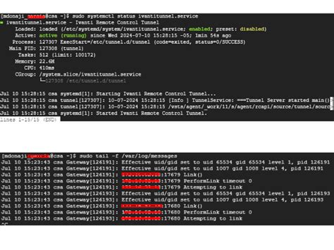 remote control tunnel configuration in oracle linux