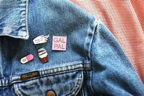 Female Friendly Enamel Pins