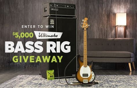 Win 500 000 Ultimate Bass Rig Giveaway By Sweetwater
