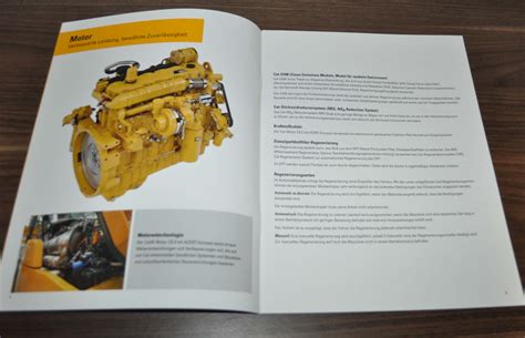 Caterpillar 725c Knickgelenkter Muldenkipper Articulated Dump Brochure
