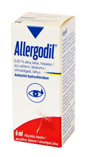 Allergodil Akių Lašai 6 Ml Internetinėje Mano Vaistinėje”