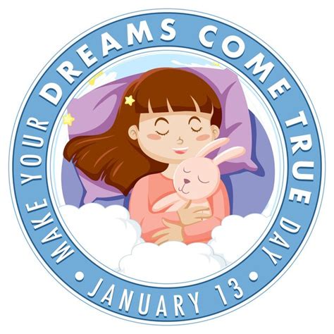 Free Vector Make Your Dream Come True Day Banner Design