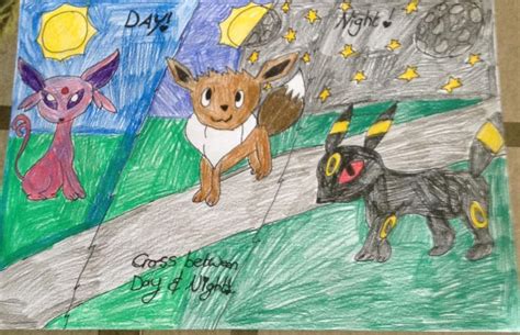 Pokemon Eevee Espeon And Umbreon By Zoroark18 On Deviantart