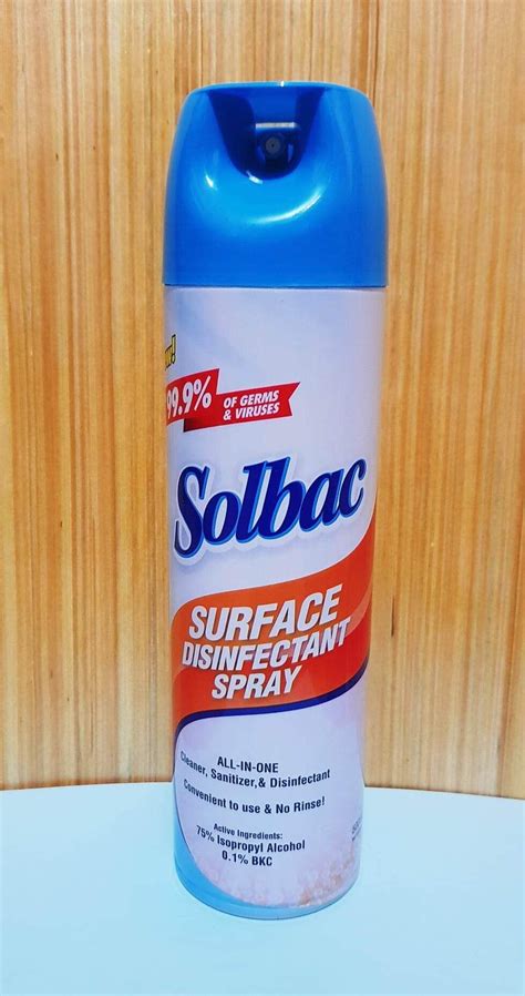 Solbac Surface Disinfectant Spray 500 Ml Lazada Ph