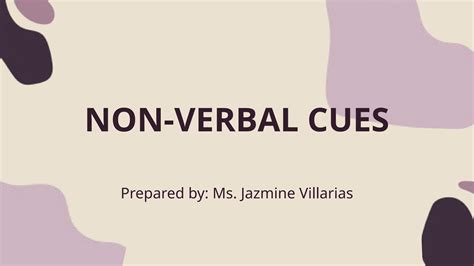 Quarter 2 Grade 4 Non Verbal Cues Pptx