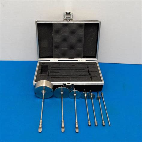 Brookfield Viscometer Spindle Set Rvt Hab Hbt Viscosity Meter