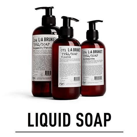 La Bruket Liquid Soap Bergamotpatchouli Vinterior Store