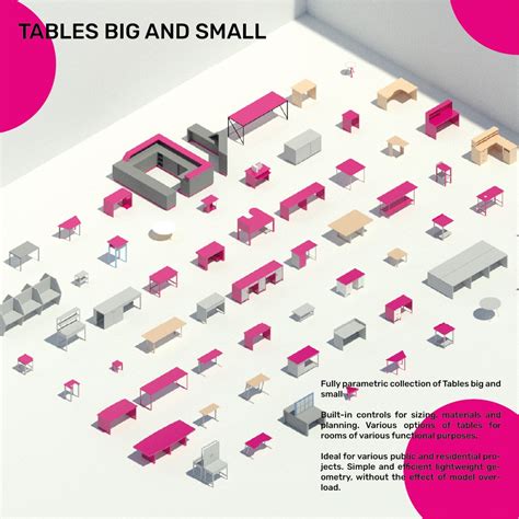 Tables Big And Small 3d Model Turbosquid 1919348