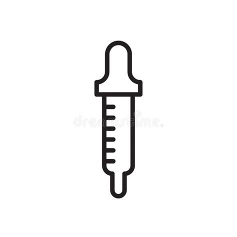 Picker Icon Pipette Icon Stock Vector Illustration Of Medical
